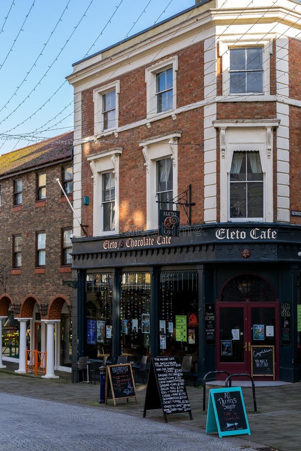 View of the Elato Chocolate Cafe in Folkestone on November 12, 2019 ...