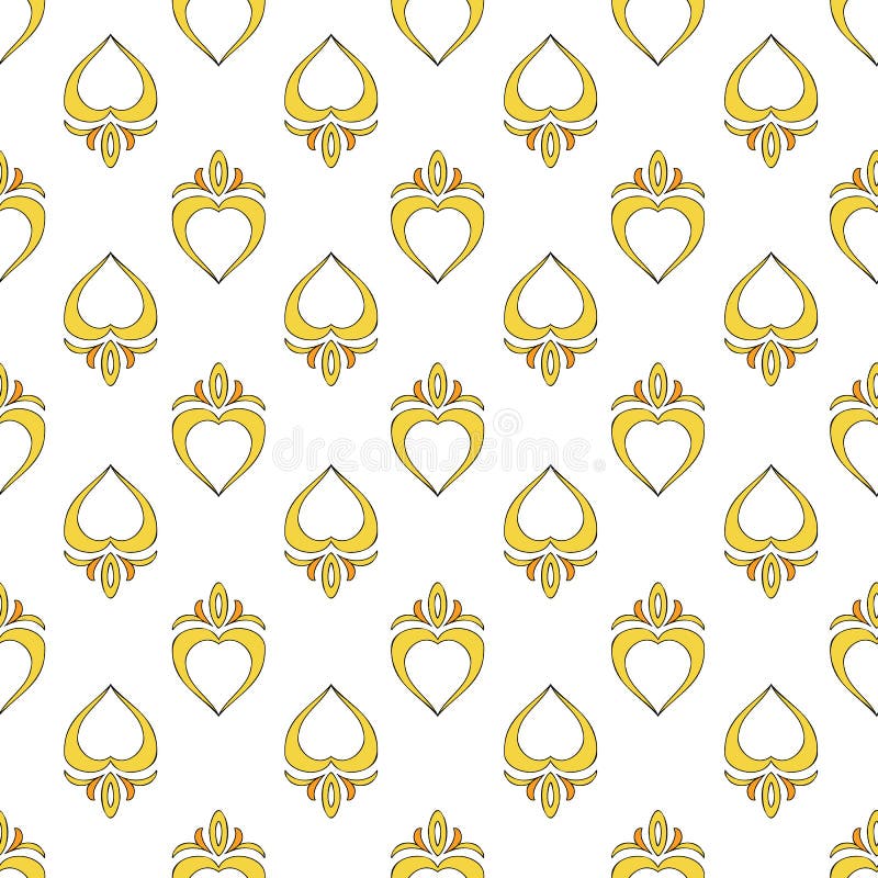 Vector Background Brittany Celtic, Breton Trational Folklore Symbols ...