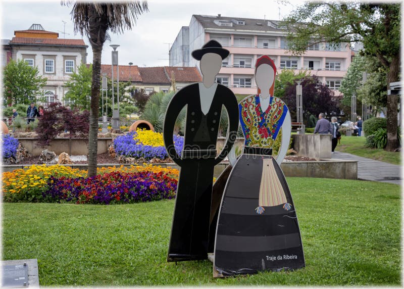 Folklore Costumes of the Portugal People, Installation in Braga ...