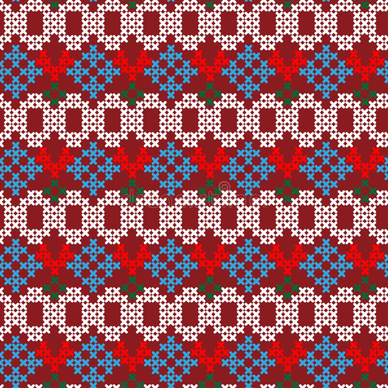 Folklore Seamless Background Stock Vector - Illustration of cloth ...