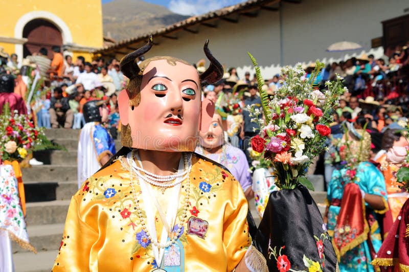 Folkore in Cajabamba, Peru editorial image. Image of culture - 11878640