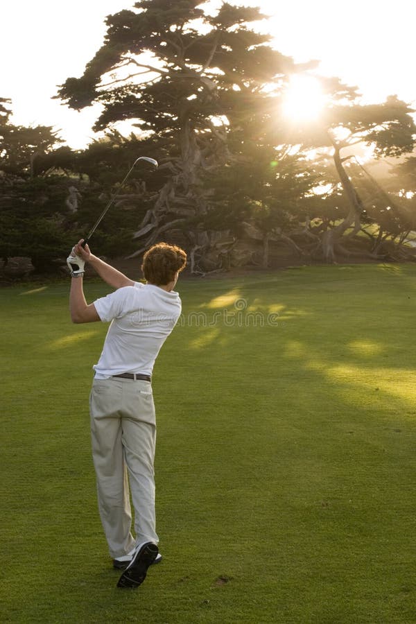 Follow through stock image. Image of shot, grass, evening - 942797