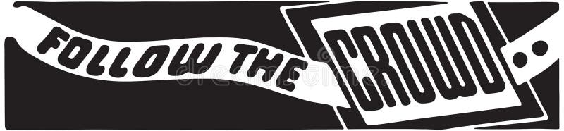 Crowd Follow Stock Illustrations – 3,639 Crowd Follow Stock ...