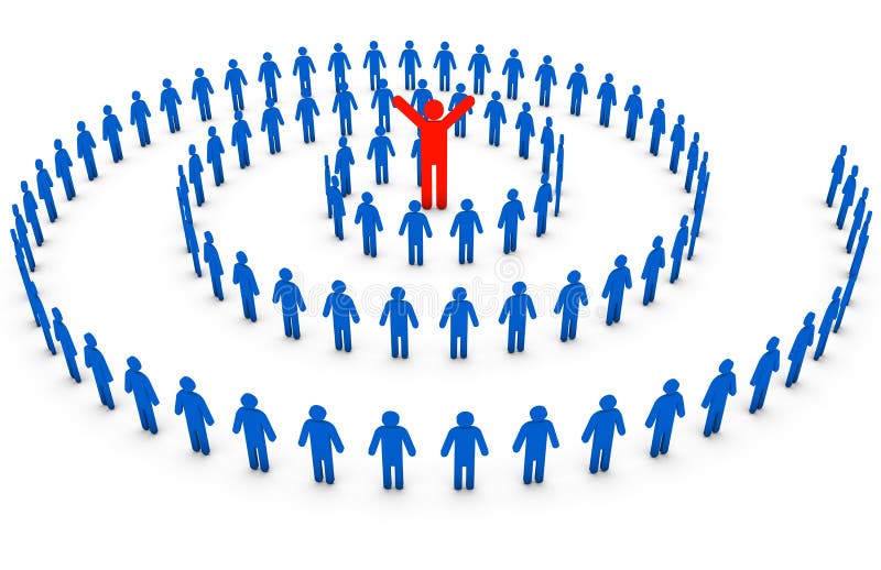 Follow the Leader stock illustration. Illustration of communication ...