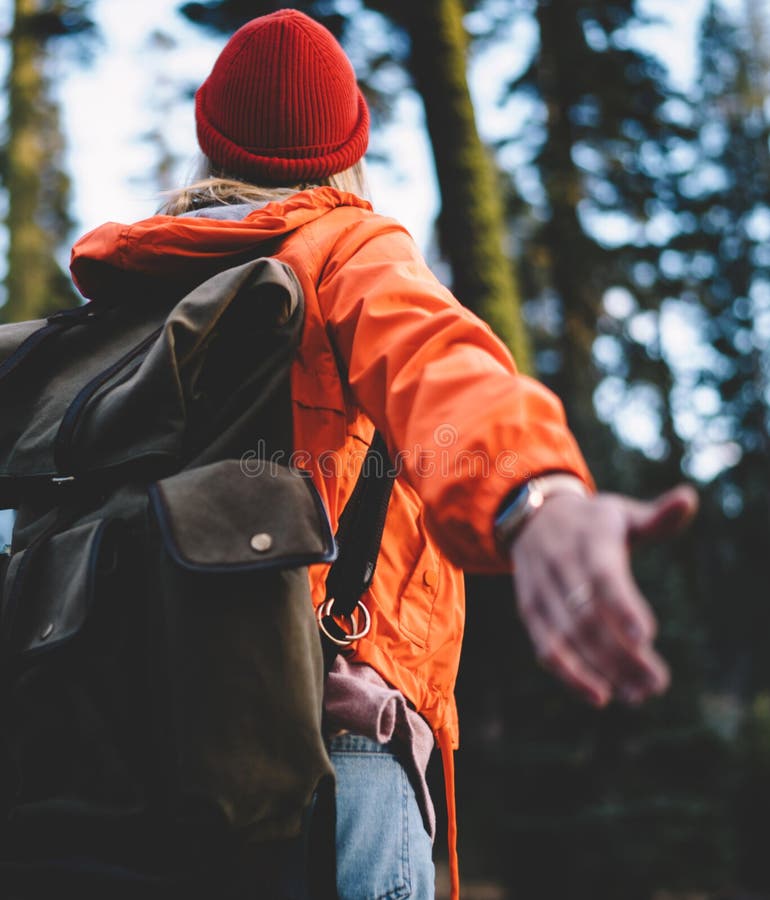 Follow Me Around Nature World Concept Stock Image - Image of lifestyle ...