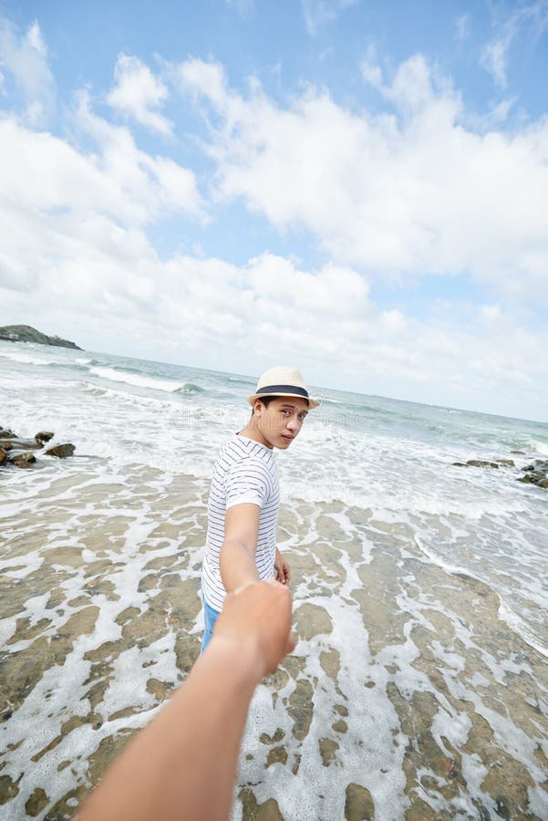 Follow me stock photo. Image of love, romantic, relationship - 74274296