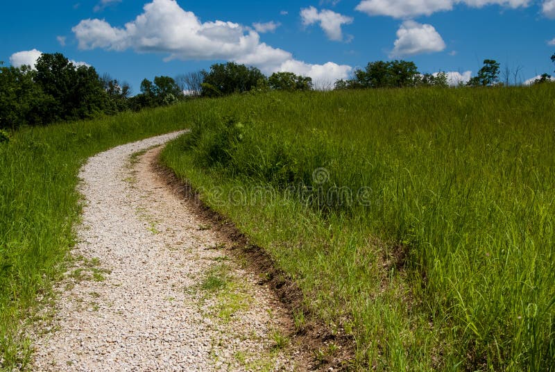 Follow the Path 2971 stock image. Image of blue, hike - 117656137