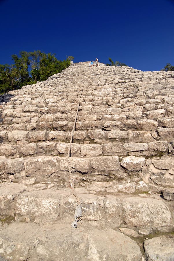 Follow the Rope stock image. Image of climb, steps, outdoor - 1780053