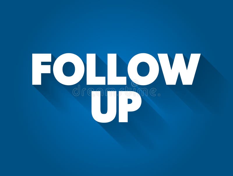 Follow Up Text Quote, Concept Background Stock Illustration ...