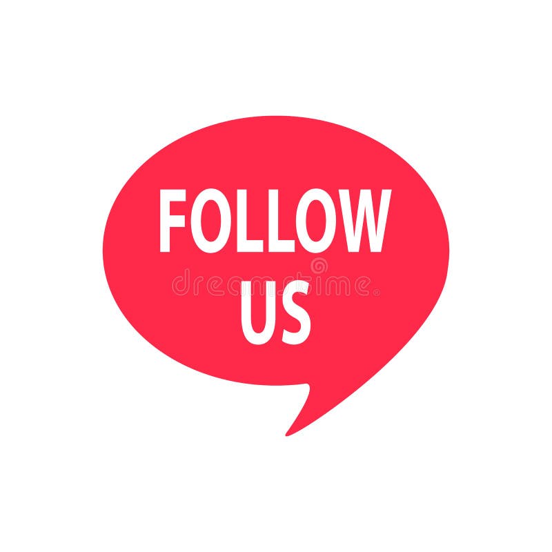Follow Us Button Vector for Graphic Design, Logo, Web Site, Social ...