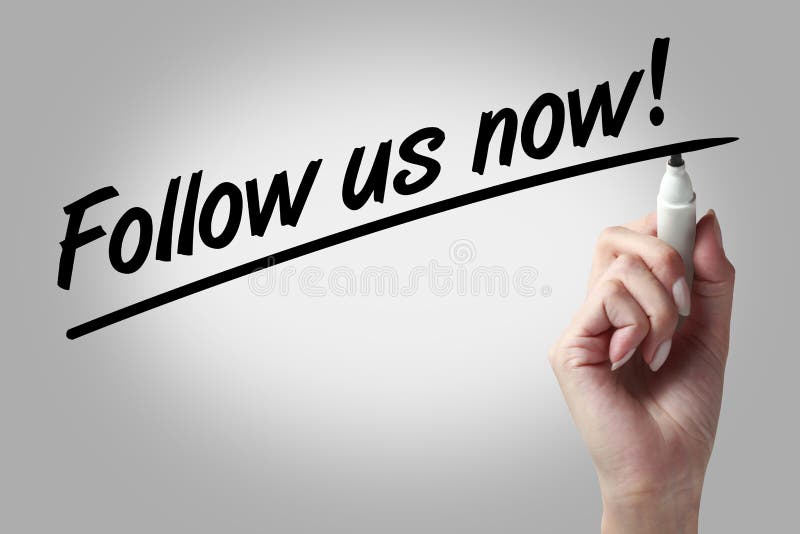 Follow us stock image. Image of technology, connection - 44363703