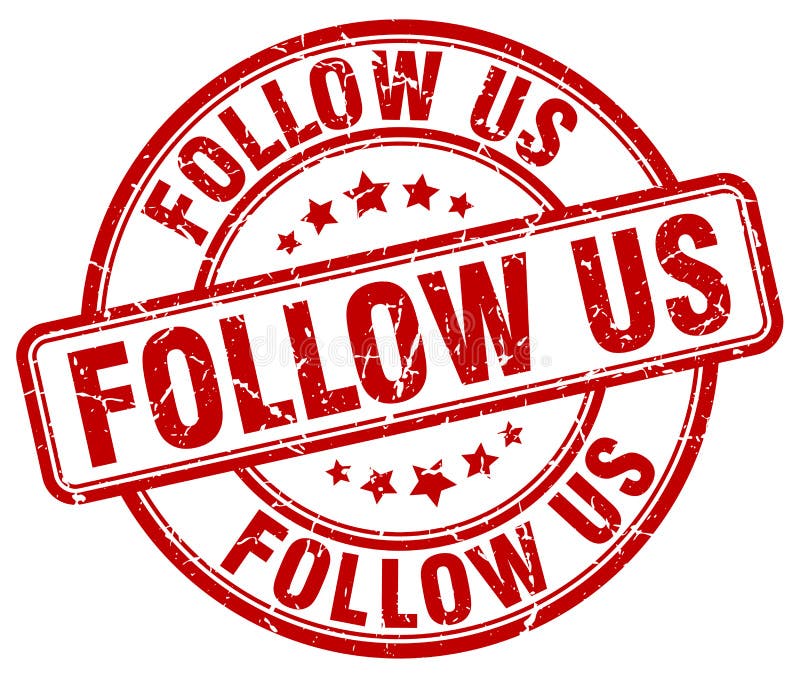 Red Background Follow Us Stock Illustrations – 315 Red Background ...