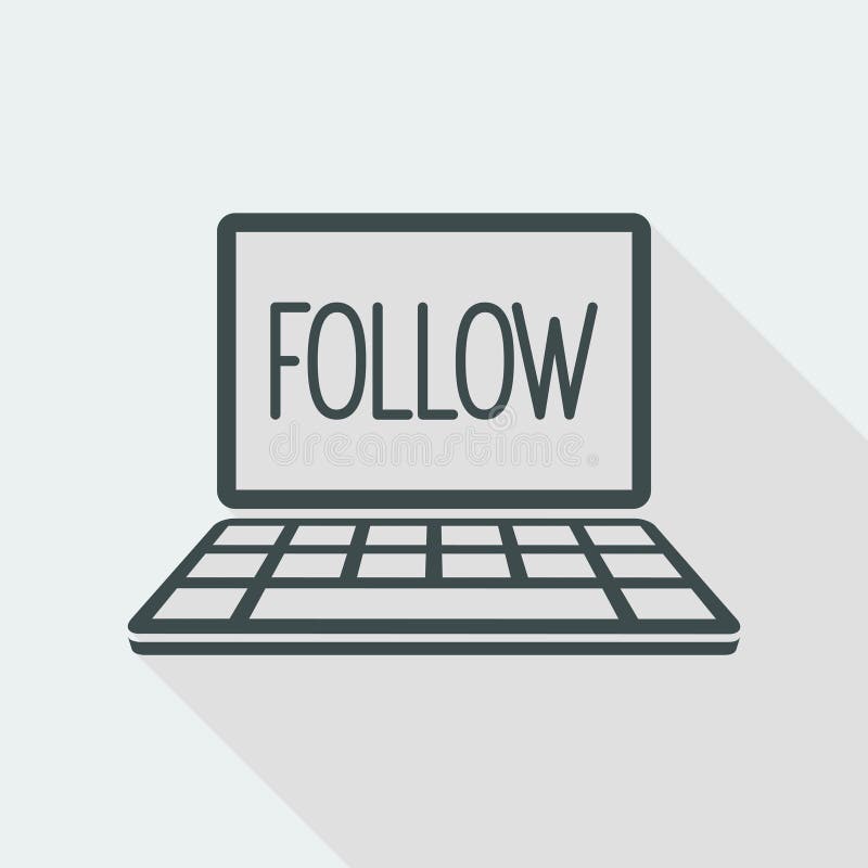 Follow Window - Vector Icon for Computer Website or Application Stock ...