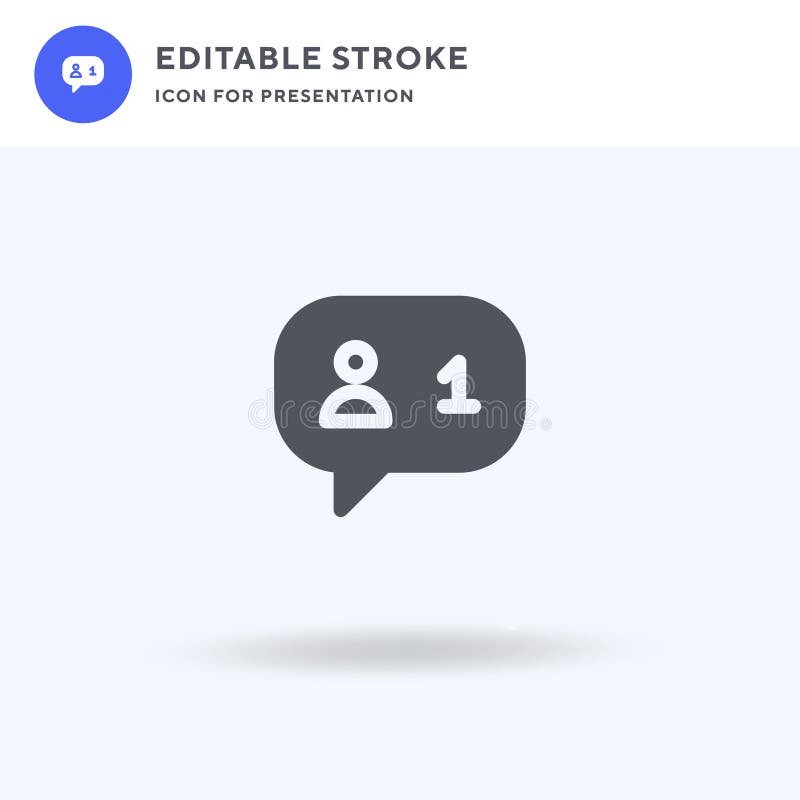 Follower Icon Vector, Filled Flat Sign, Solid Pictogram Isolated on White, Logo Illustration ...