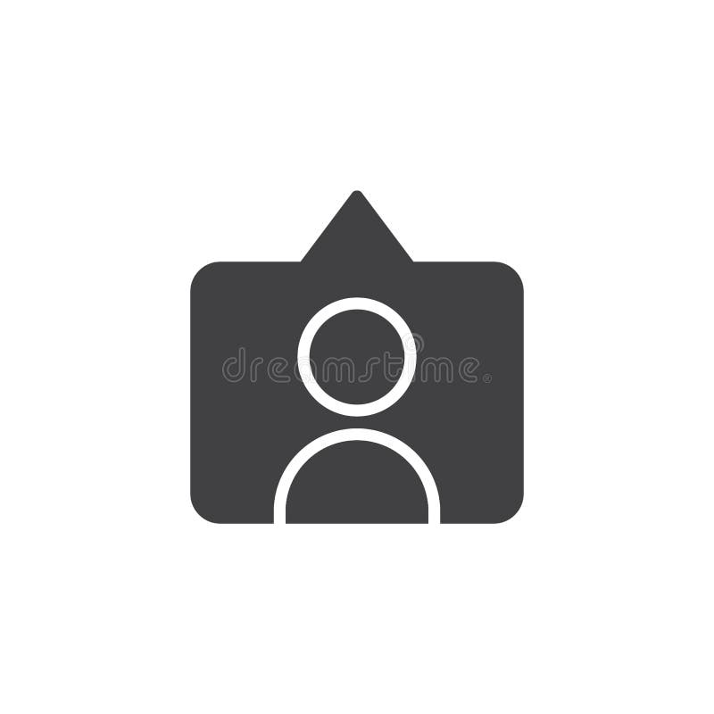 Follower vector icon stock vector. Illustration of communication ...