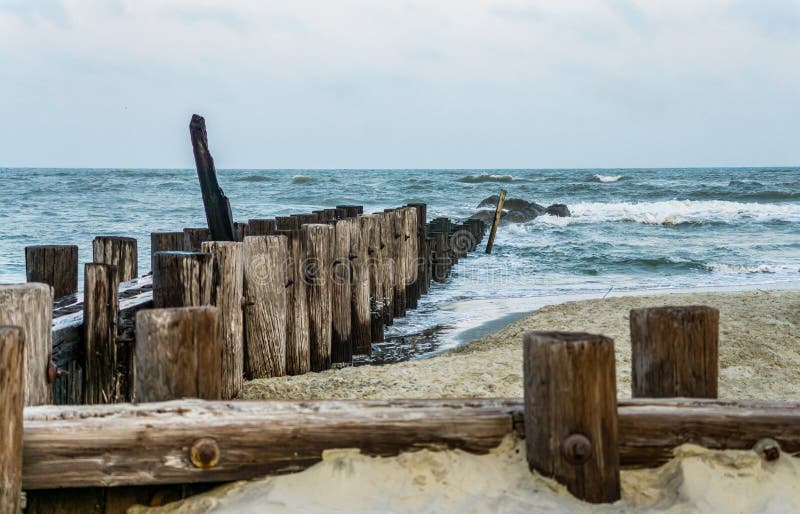 Folly Beach Pilings 2 stock photo. Image of florida - 251951582