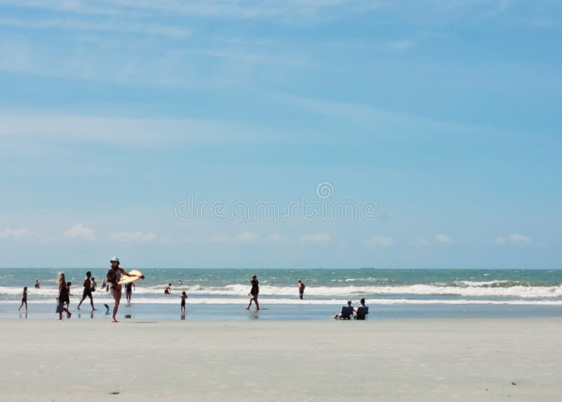 Folly beach South Carolina editorial photo. Image of vacation - 259439826