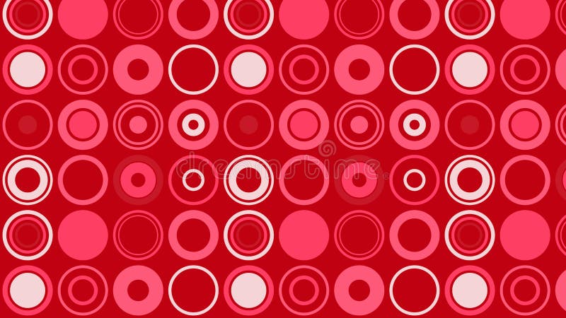 Folly Pink Circle Pattern Illustrator Stock Vector - Illustration of ...