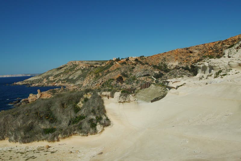 Fomm ir-rih - Malta stock photo. Image of blue, gnejna - 88277340