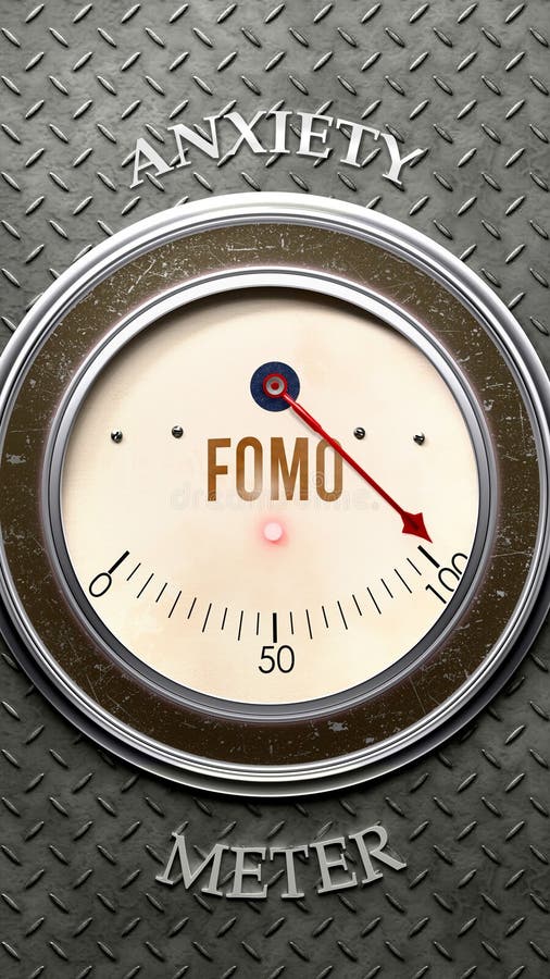 Fomo and Anxiety that is Hitting a Full Scale, Showing a Very High ...