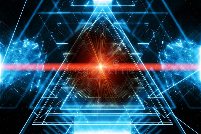 Rayon de laser sur l'oeil image stock. Image du affaires - 45487271