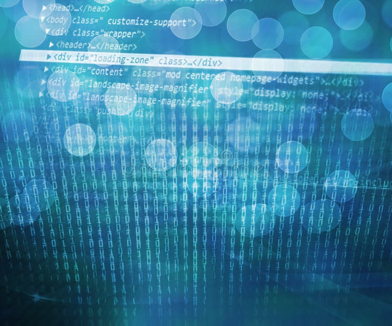 Fond bleu d'ordinateur illustration stock. Illustration du affaires ...