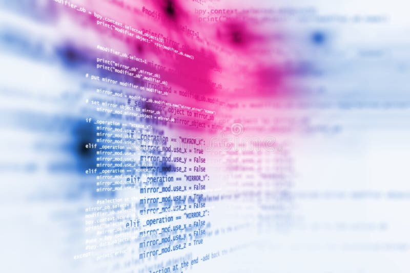 Fond Abstrait De Programmation De Technologie De Code De Promoteur De ...