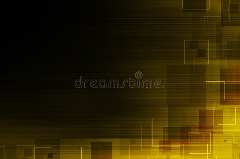 Fond Abstrait Technique Jaune Foncé Illustration Stock - Illustration ...