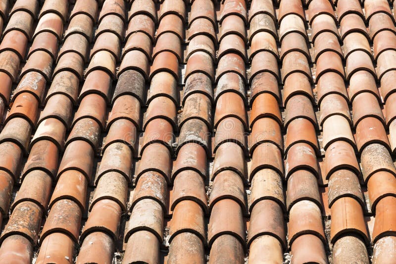 Fond Avec Le Toit De Tuiles. Image stock - Image du âgé, rugueux: 169761167