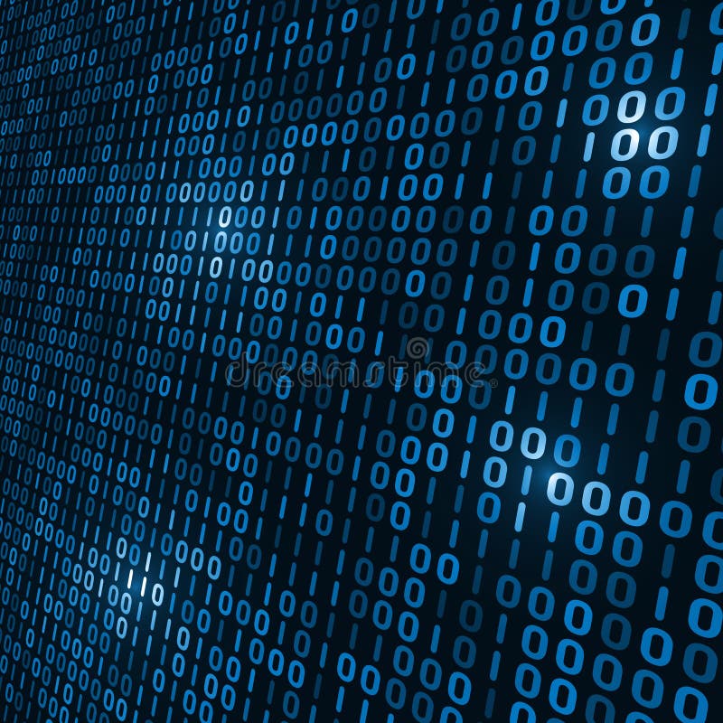 Fond Binaire De Code Informatique Illustration de Vecteur ...