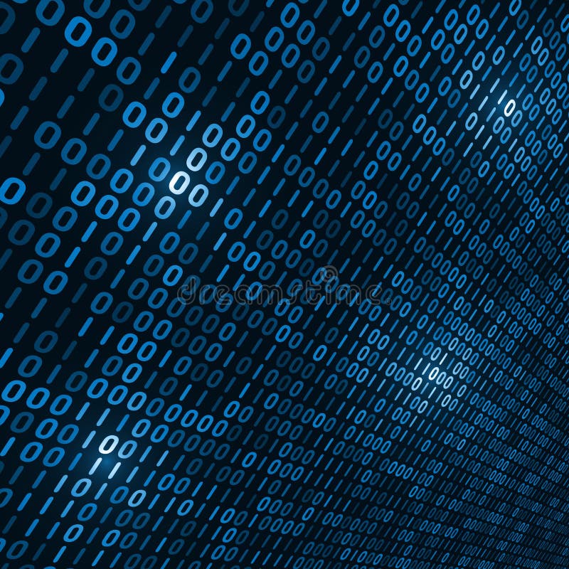 Fond Binaire De Code Informatique Illustration de Vecteur ...