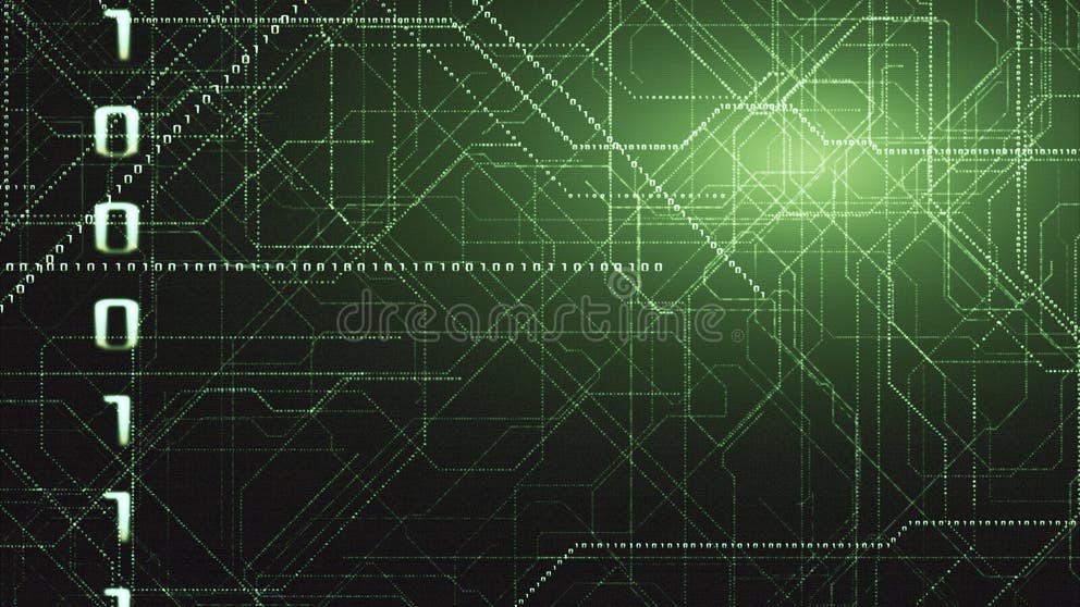 Fond Binaire De Code De Matrix Concept Du Codage Illustration Stock ...