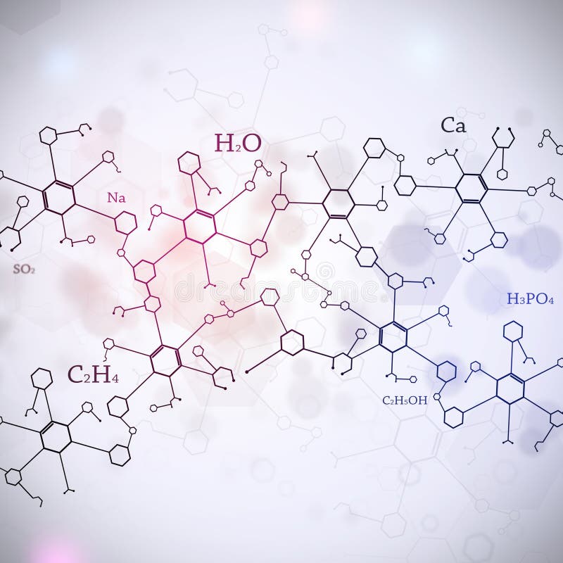 Fond Blanc Abstrait De La Science Illustration Stock - Illustration du ...