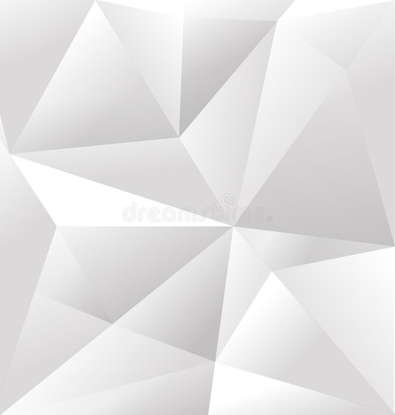 Fond Blanc Abstrait De Triangle De Vecteur Illustration de Vecteur ...