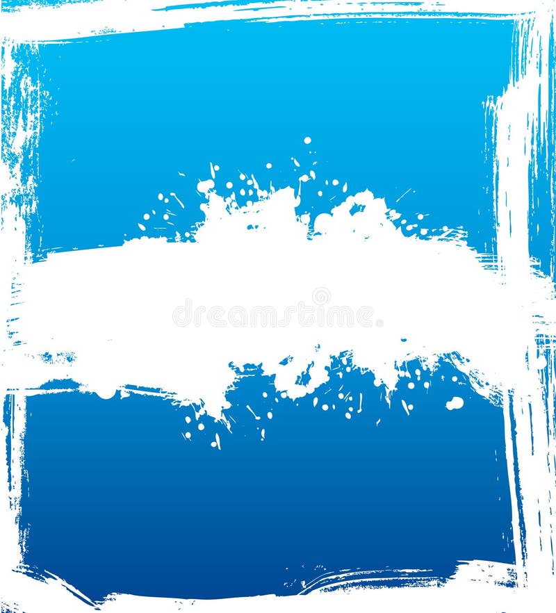 Tache bleu encre illustration stock. Illustration of élément - 11790231