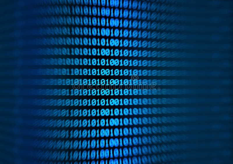 Fond Bleu De Code Informatique Illustration Stock - Illustration du ...