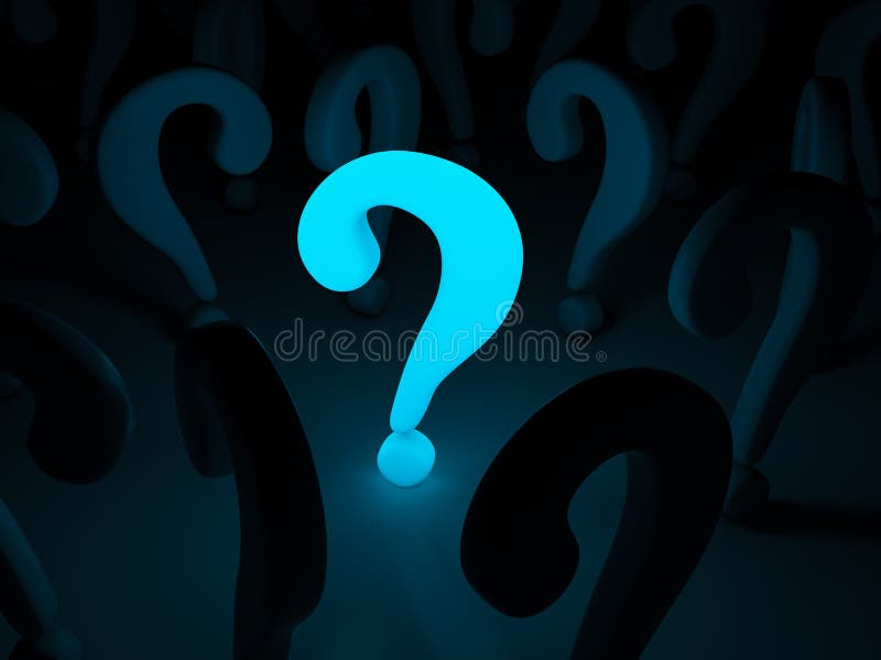 Fond Clair De Symbole De Question Illustration Stock - Illustration du ...