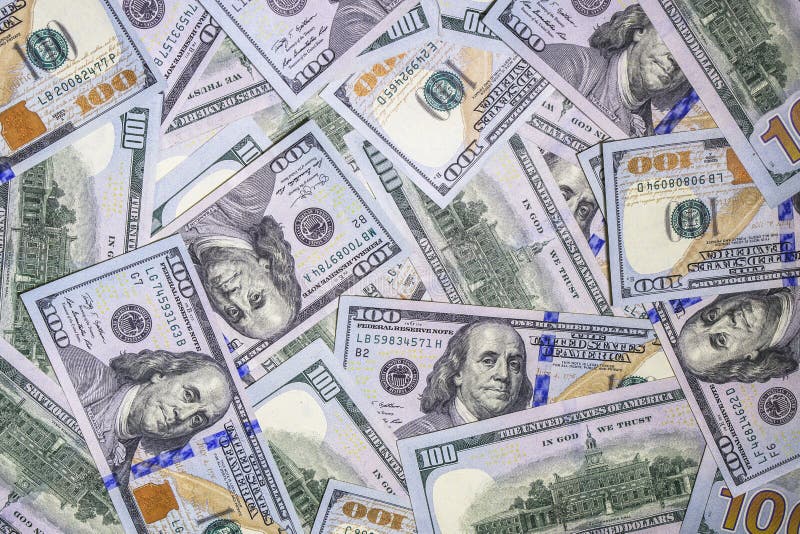 Fond D'argent De Nouvel Cent Argents Liquides De Billets D'un Dollar ... Fond D'argent De Nouvel Cent Argents Liquides De Billets D'un Dollar ...