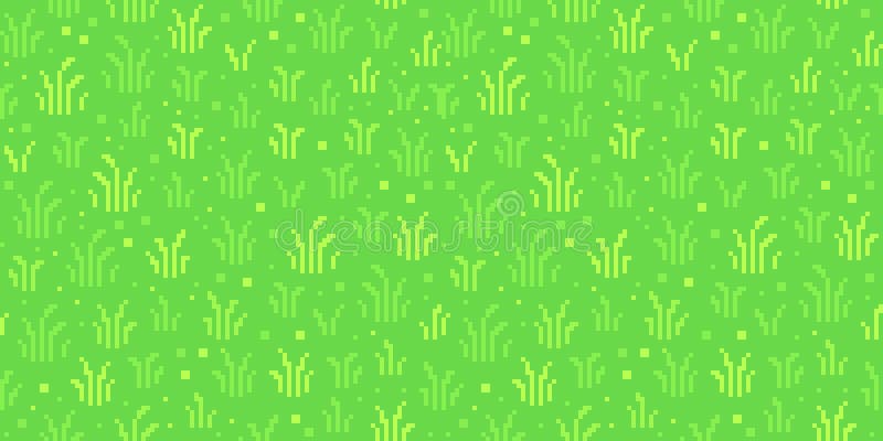 Fond D'herbe D'art Pixel. Fond De Texture De Pelouse Transparente ...