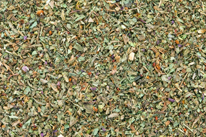 Fond De Basilic Sec Par Prise De Masse (basilic Doux). Image stock ...