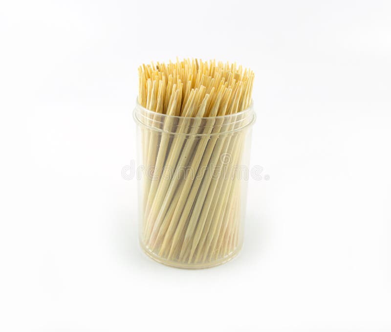 Cure-dent Sur Fond Blanc. Photo De Vue Avant. Image stock - Image du ...