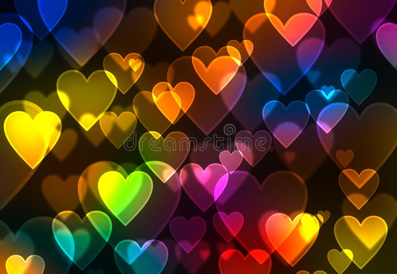 Fond de coeur illustration stock. Illustration du saison - 12710781