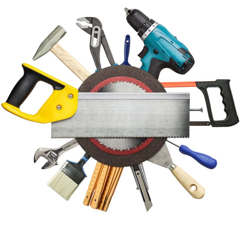 Outils de construction image stock. Image du marteau - 25047831