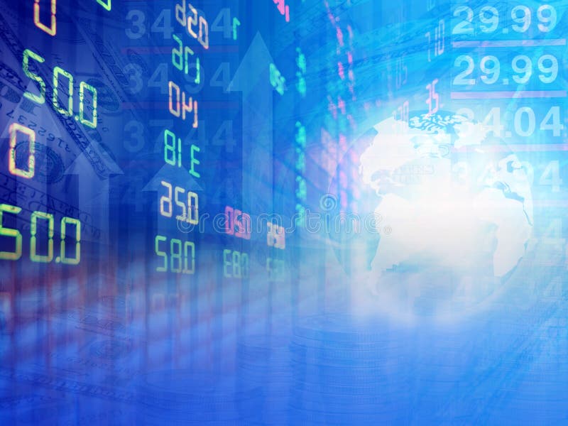 Fond De Graphique De Bourse Des Valeurs Illustration Stock ...