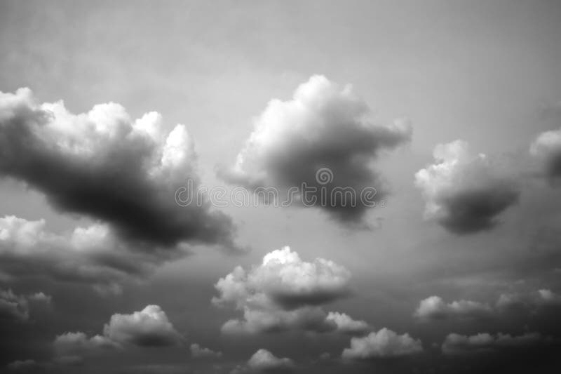Fond De Nuage Noir Et Blanc. Image stock - Image du ciel, beau: 21663093