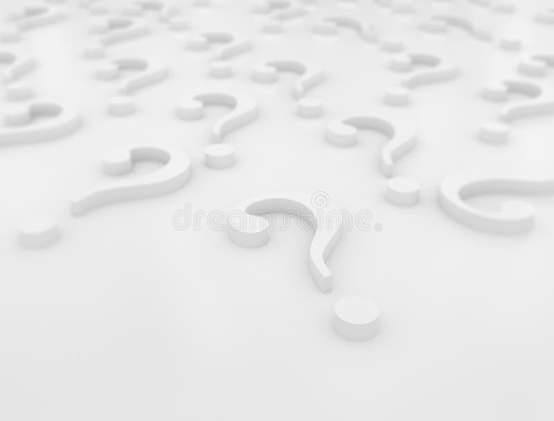 Fond De Points D'interrogation Illustration Stock - Illustration du ...