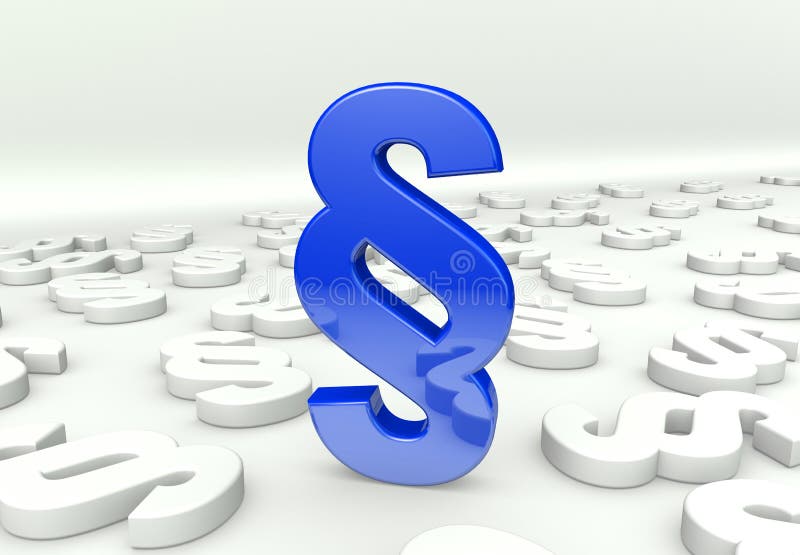 Fond Avec Symbole De Paragraphe Illustration Stock - Illustration du ...