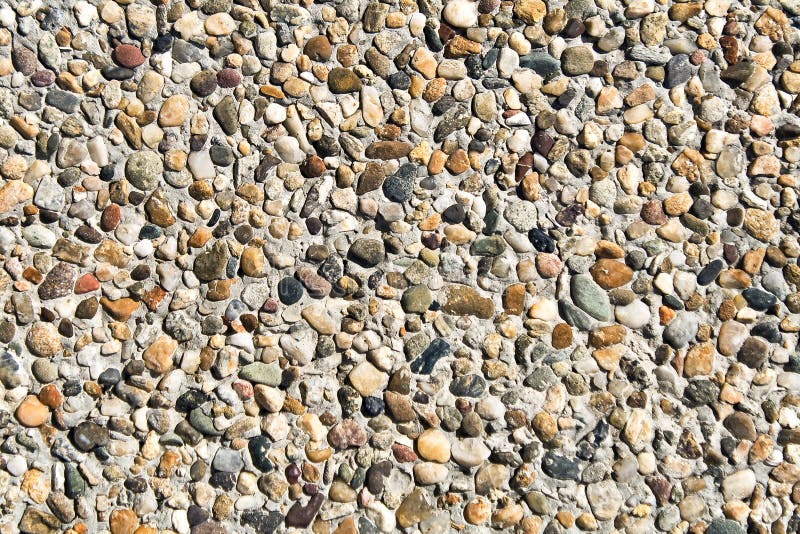 Fond De Mur De Ciment De Caillou Photo stock - Image du nature ...