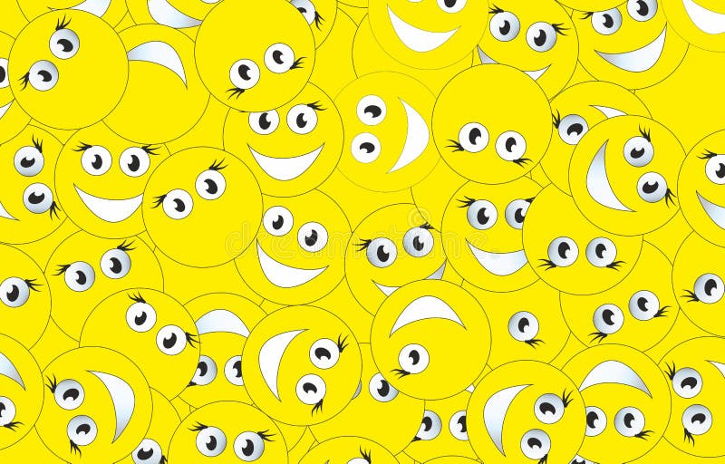 Fond des smiley illustration de vecteur. Illustration du sourire - 35941040