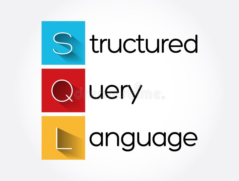Concept De Structured Query Language SQL Illustration de Vecteur ... Concept De Structured Query Language SQL Illustration de Vecteur ...